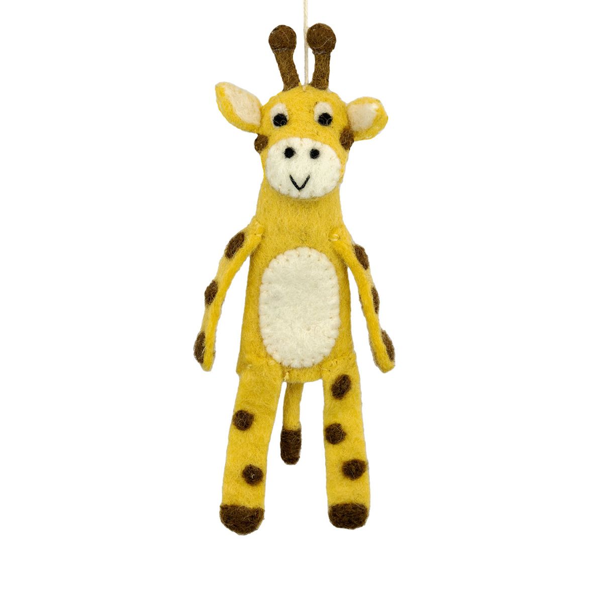Wild Woolies Handmade Finger Puppet Wild Woolie Giraffe – Kids 'N Kribs