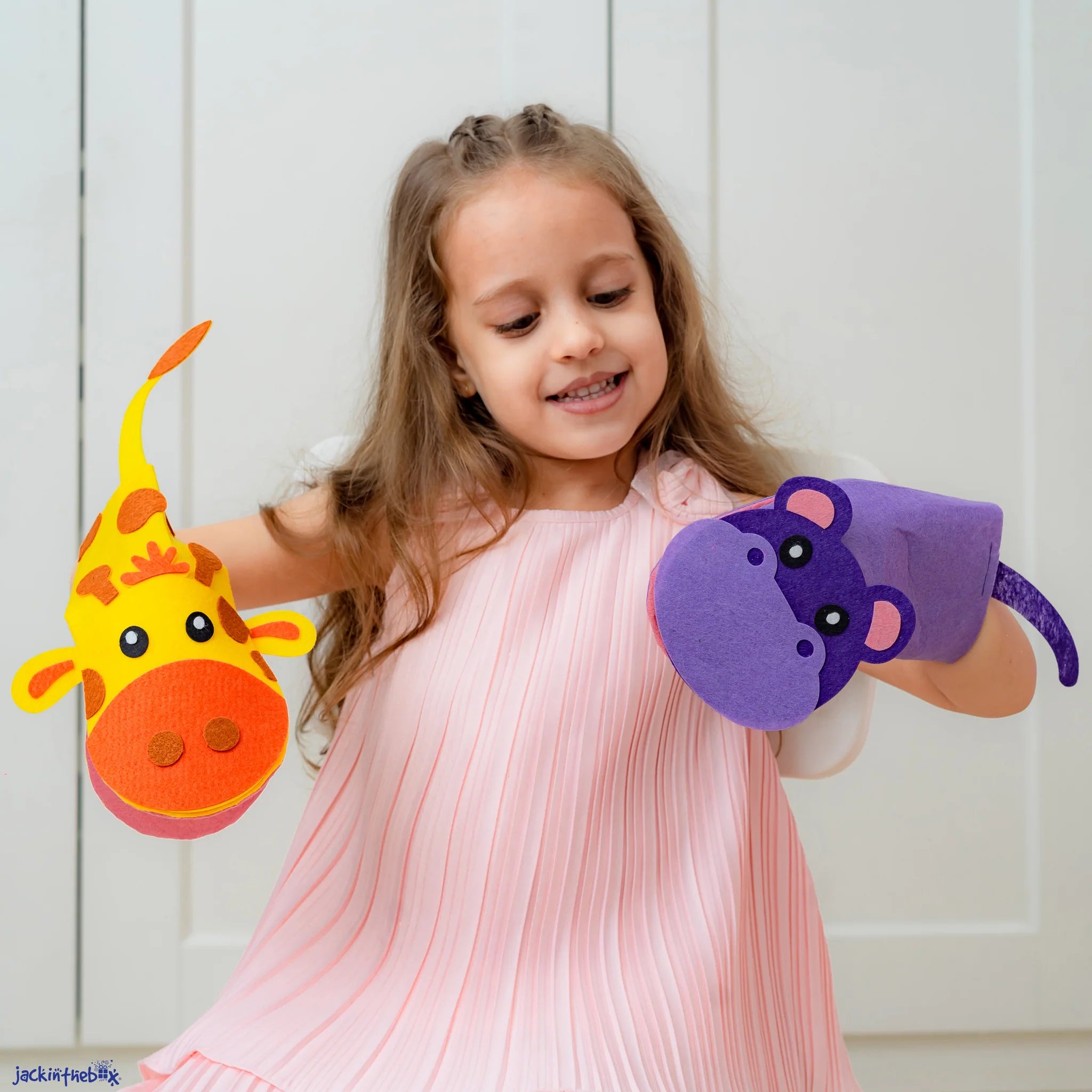 Hand Puppet Kit - Safari Animals